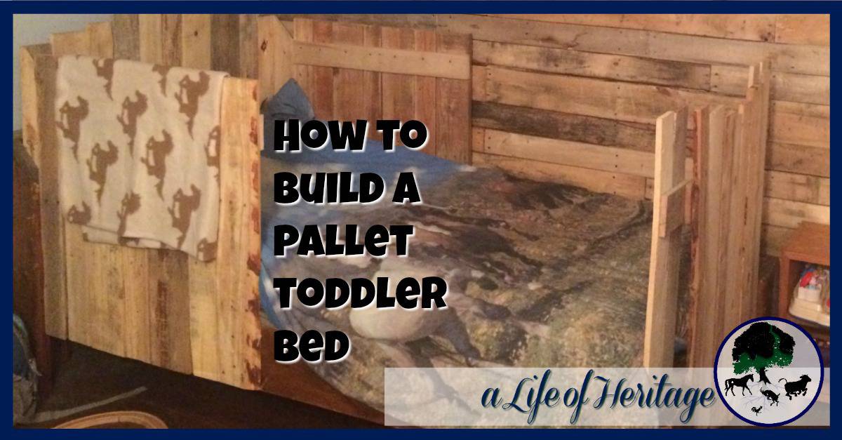 Pallet Toddler Bed